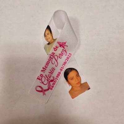 Memorial Ribbon, Personal Memorial Ribbons, Awareness Robbins, Custom ...
