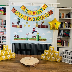 Super Mario Question Treat Box DIY Printable - Etsy