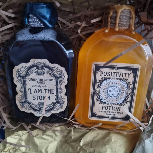 I Am the Storm Potion Bottle: Gothic Fantasy Potion Bottle - Etsy