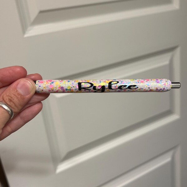 Confetti Glitter Pen, Glitter Pen, Personalized Pen, Gift for Nurse ...