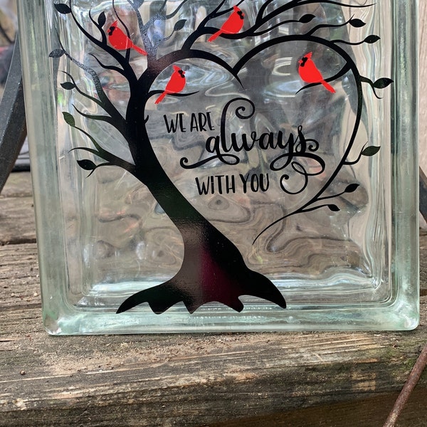 2 Cardinals Memorial Tree SVG, PNG, We Are Always With You, Heart Tree ...