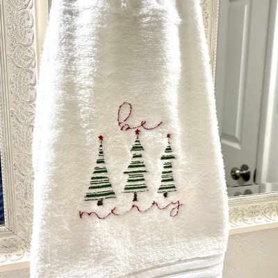 Be Merry Embroidery Design 4x4 5x7 6x10 8x8 Sizes Included Christmas ...