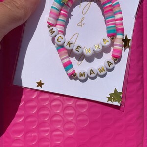 Back to School Bracelet Set Mommy and Me Bracelets First Day of School ...