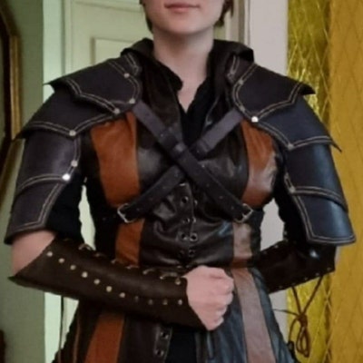 Leather Shoulder Armor Guards - Etsy