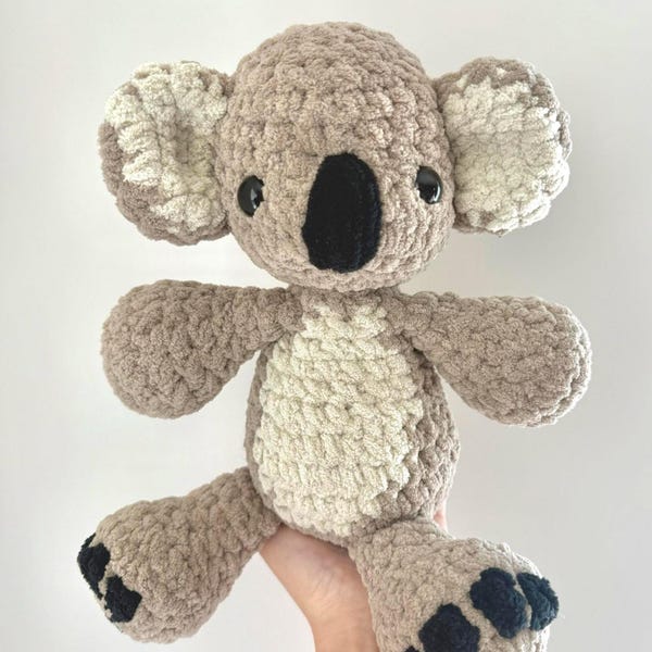 Kip Koala - PDF Crochet Pattern - LOW SEW Koala Bear Plushie / Stuffie ...