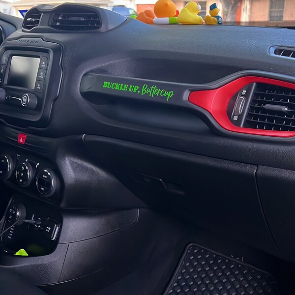 Buckle Up, Buttercup Custom Vinyl Decal Sticker - Choose Your Color and ...
