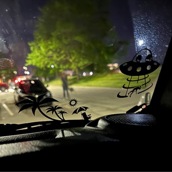 Beach Paradise 4x4 & Car Windshield Vinyl Decal Sticker - Etsy