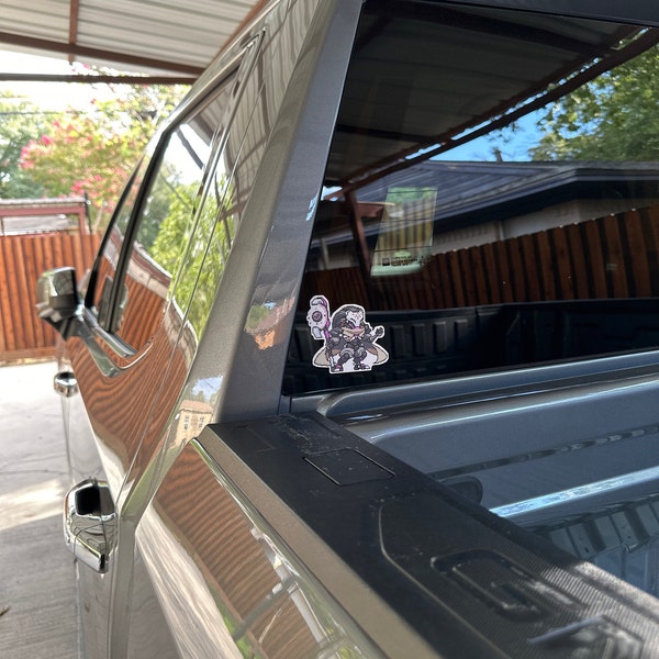 Overwatch 2 Ramattra Pixel Spray Vinyl Sticker Decal, Laptop, Phone ...