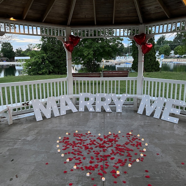 Marry Me Large Foam Letters | Custom Styrofoam Letters | Custom ...