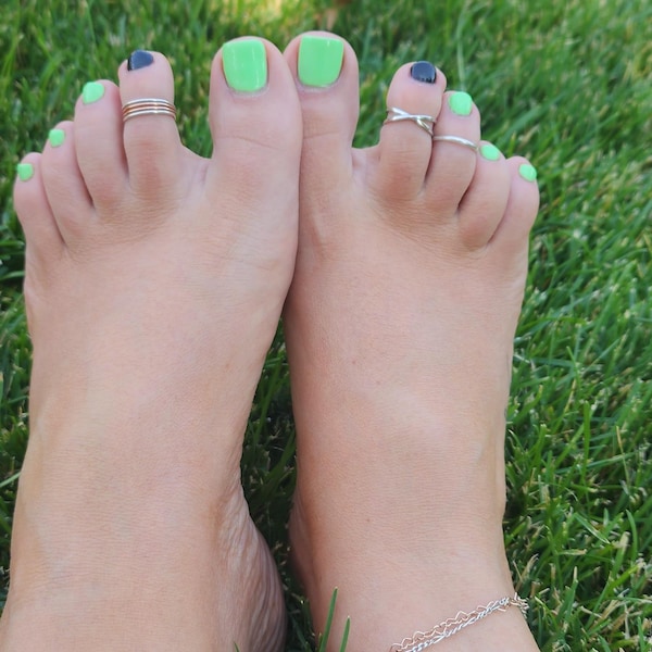 How to Find Your Adjustable Toe Ring Size - Etsy