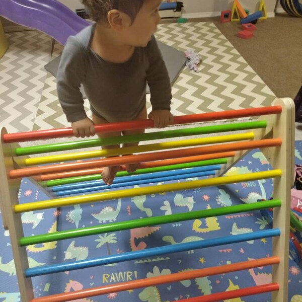 Wooden Sorting - Stacking & Color Learning Toy - Educational Shape ...