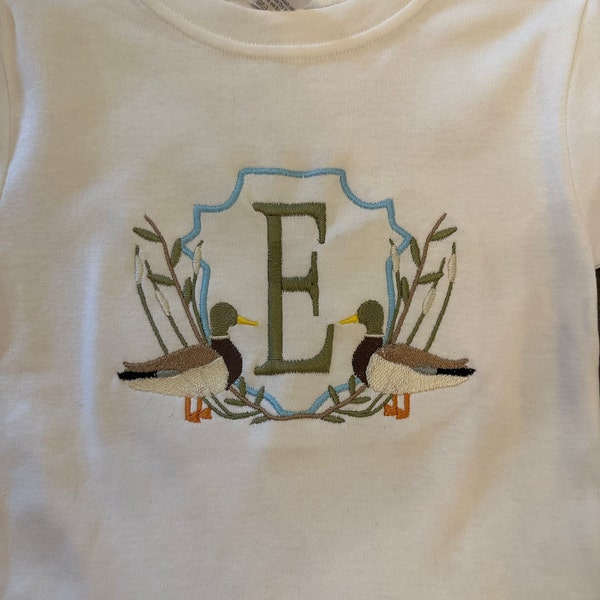 Mallard Duck Crest With Reeds and Branches Machine Embroidery Design - Etsy