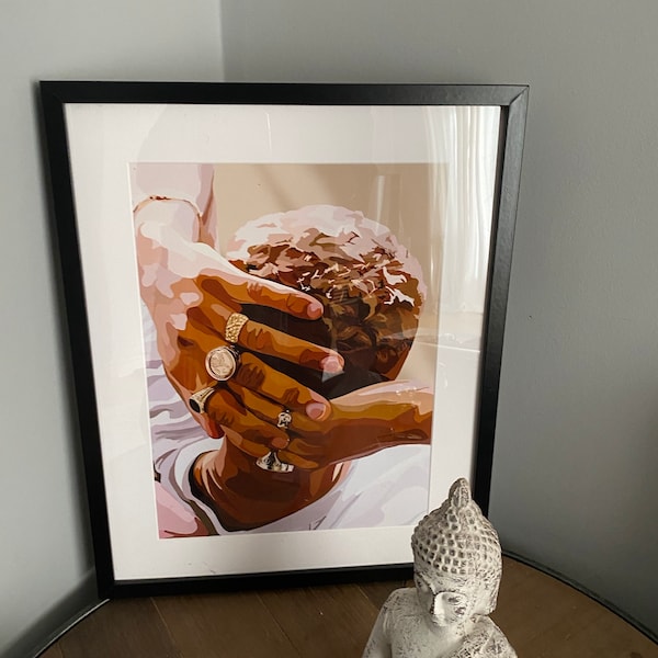 Black Art Poster | Physical Print | Wall Art | Black Woman | Black ...