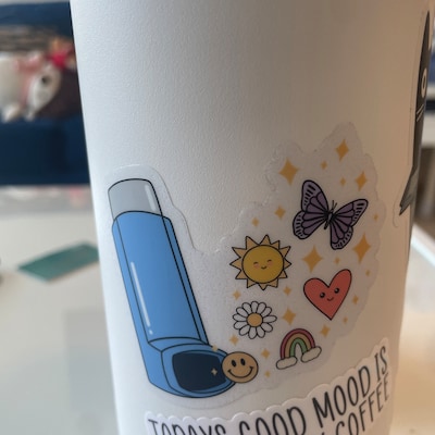 Magical Inhaler Sticker, Puffer Sticker, Respiratory Illness Sticker ...