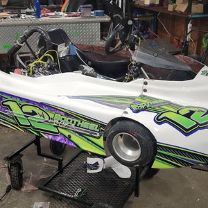 Go Kart Racing Wraps, Graphics, Decals, Stickers, Numbers, Logos ...