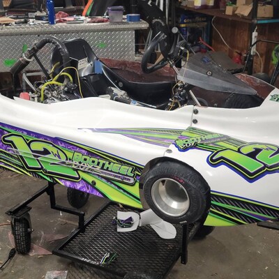Go Kart Racing Wraps, Graphics, Decals, Stickers, Numbers, Logos, FLARE ...