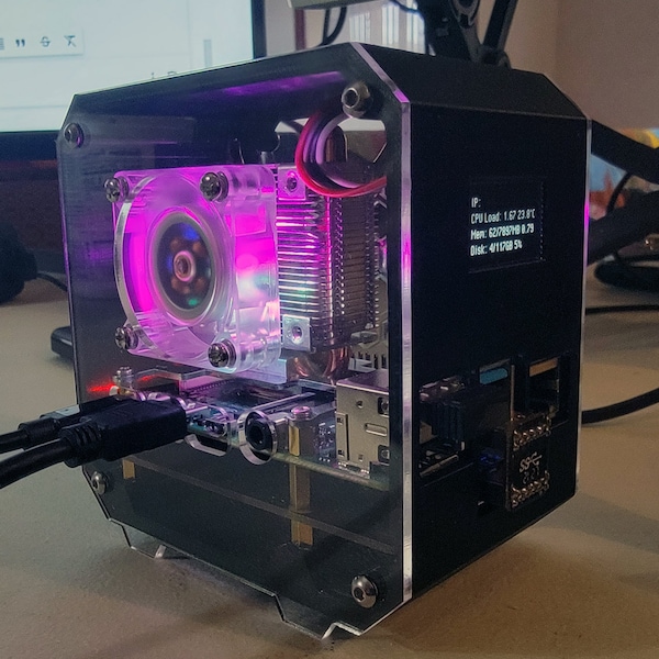 Raspberry Pi 4B SSD Case - Etsy