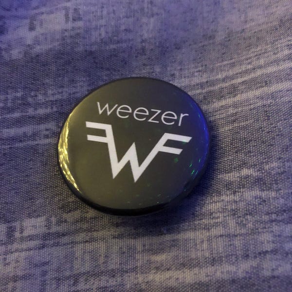 Weezer 1 1/2" Pinback Buttons (custom Made) - Etsy