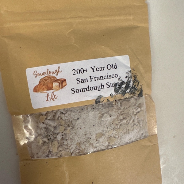 200+ Year Old San Francisco Sourdough Starter Kit Live Ready to Bake or ...