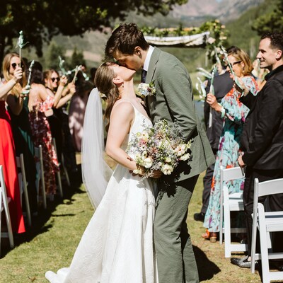 75 Ribbon Wands Send off Ideas Ceremony Exit Wedding Ribbon Favors With ...