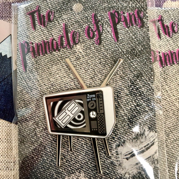 Twilight Zone TV Enamel Pin | Rod Serling Show Series | Eye of the ...