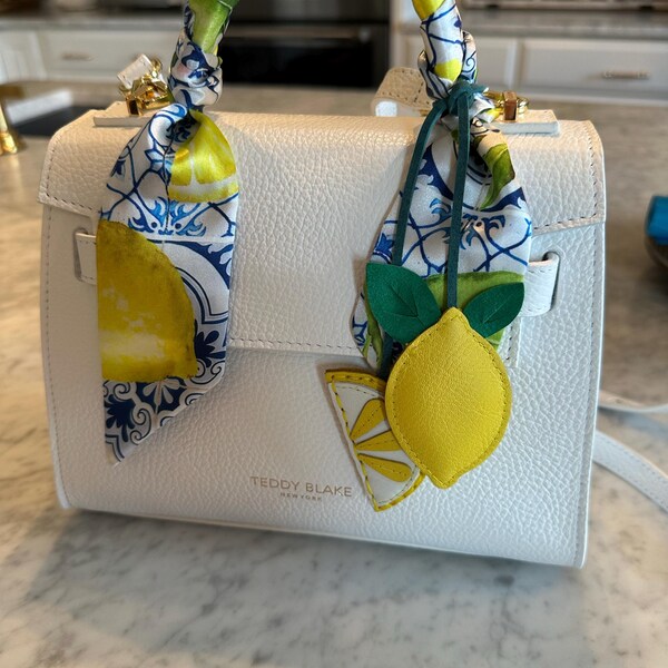 Red Ladybug Handmade Leather Bag Charm, Good Luck Gift, Cute Purse ...