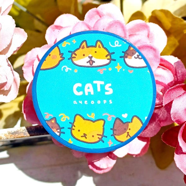 Cute Animals Stickers | Waterproof Matte Vinyl Laminated, Diecut ...