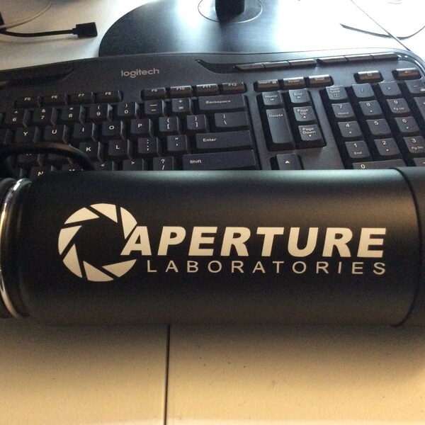 Aperture Laboratories Portal Logo Vinyl Decal Sticker - Laptop, Car ...