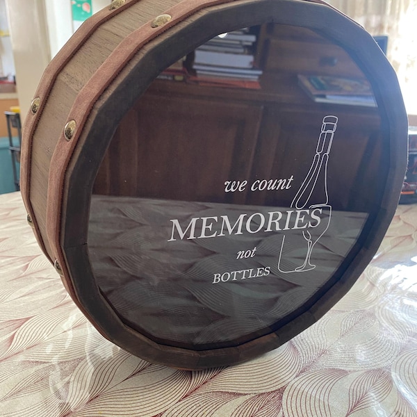 Rustic Wine Cork Shadow Box, Wine Cork Collector, Wine Cork Frame ...