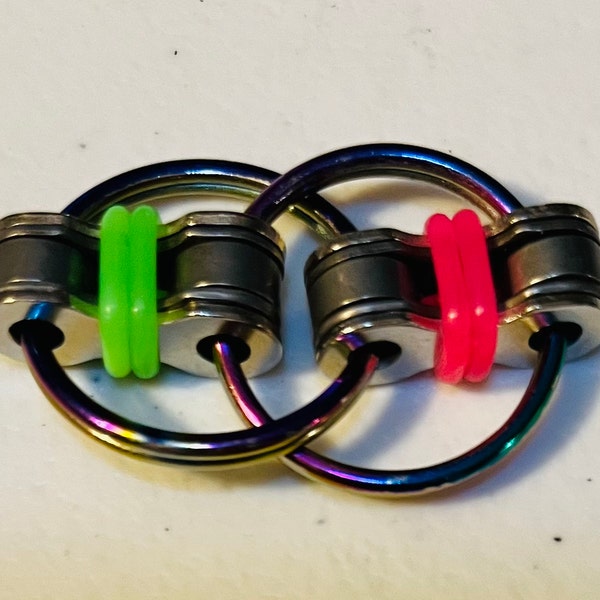 Neon Silicone Jump Rings YOU Pick Color and Size - Clearance - Etsy