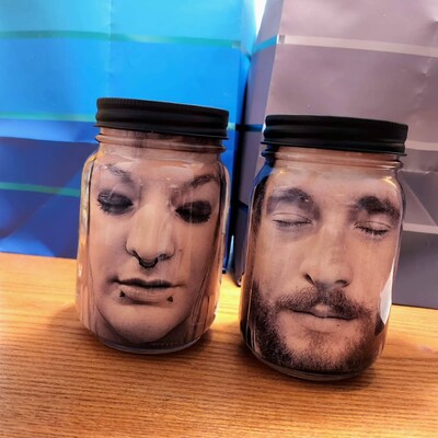 Halloween Decoration YOUR FACE in Jar, Scary Halloween Décor, Halloween ...