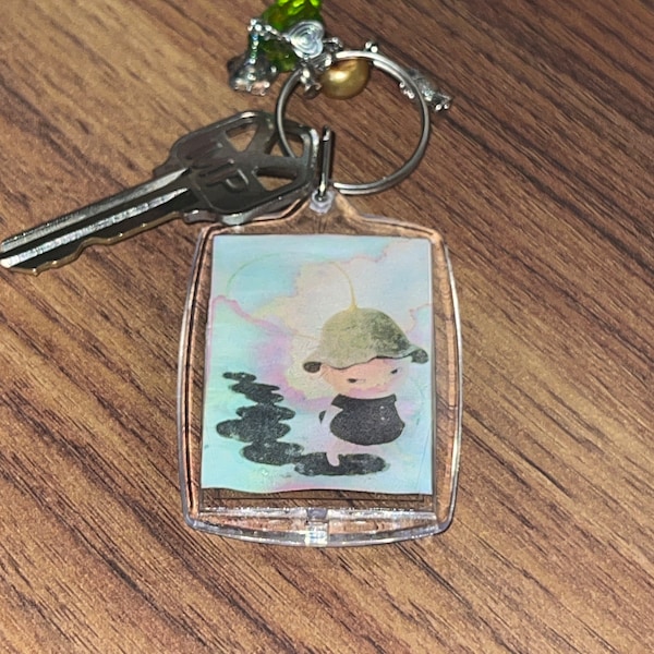 Aya Takano Inspired Keychain Y2K Handmade Beaded Keychain - Etsy