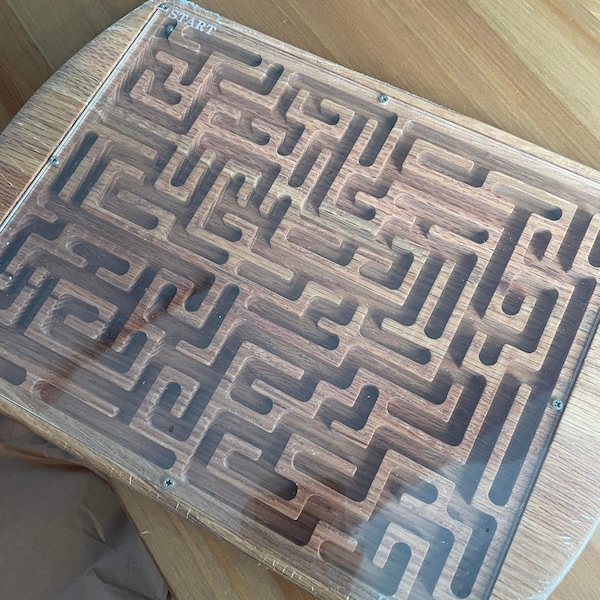 Wood Kids Maze Game, Children Gift, Marble Maze Game, Birthday Gift ...