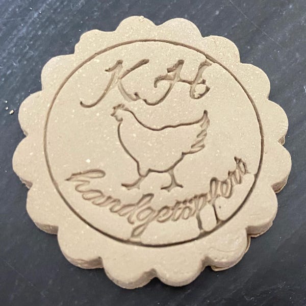 Custom Clay Stamp With Your Name, Personalized Pottery Stamp, Clay ...