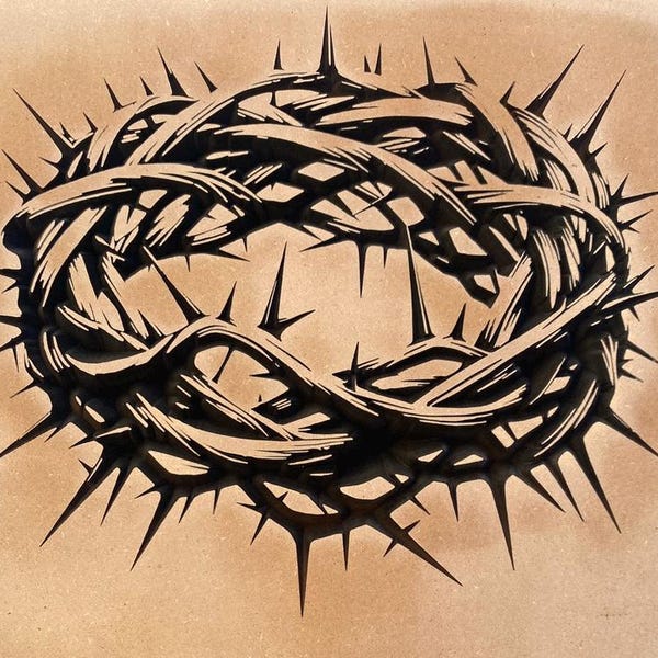Jesus's Crown of Thorns Design Files Svg Png Dxf Eps Pdf | Vector ...