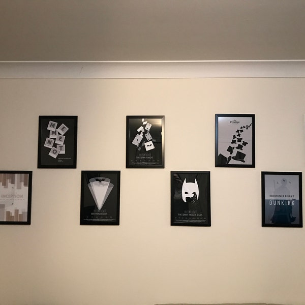 Christopher Nolan Collection X4 Prints Inception Poster, Tenet Poster ...