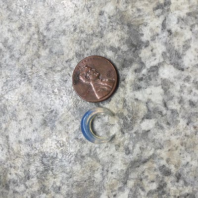 Violet Charoite Stone CURVED SEPTUM TUSK, Tribal Septum, Nose Pincher ...