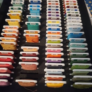 DMC Floss Chip Storage System Acrylic Floss Chips for DMC - Etsy