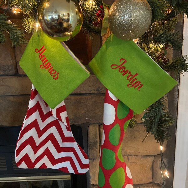 Christmas Stocking | Family Christmas Stockings | Handmade Christmas ...