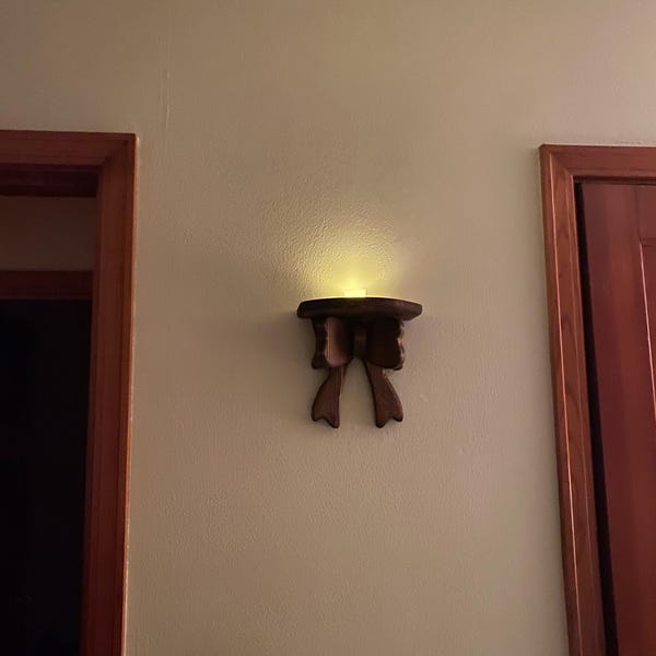 Wooden Bow Shelf - Etsy