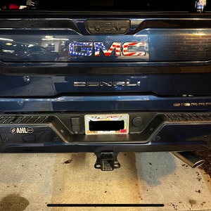PRECUT GMC Sierra Gel Coated domed Patriotic Flag Emblem - Etsy