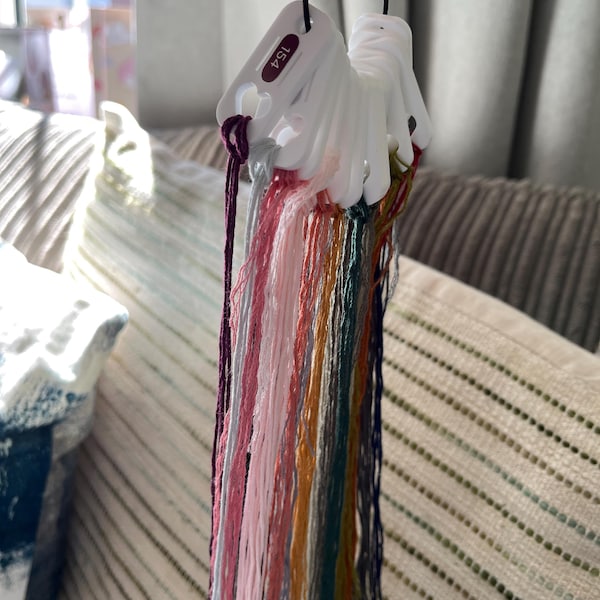 PIPSQUEAKS Acrylic Thread Drops | Floss Drops | Organiser Drop for ...