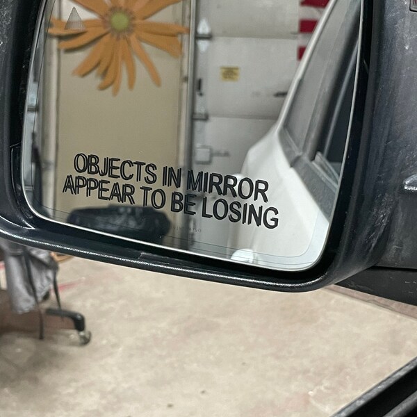 Skeleton Middle Finger Car Mirror Decal, Set or Left or Right, Funny ...