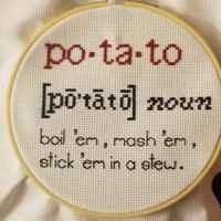 Potato Samwise Quote Cross Stitch PATTERN Instant Download - Etsy Canada