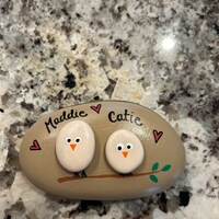 Encouragement Stones With Flowers, Set of 10 Affirmation Pocket Rocks ...