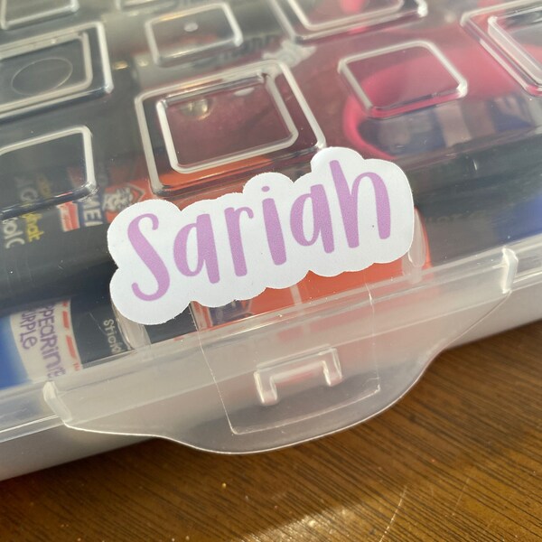 Custom School Subject Stickers Ready to Place on Your Back to School ...