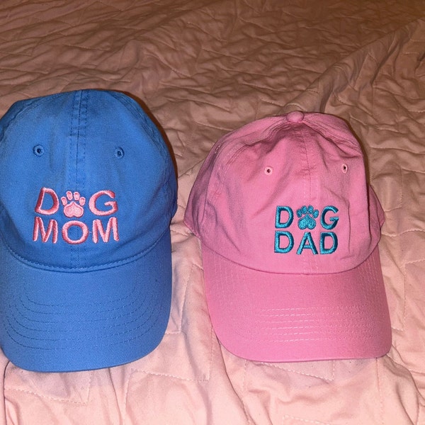 Light Pink Dad Hat Custom Embroidered Baseball Cap, Your Own ...