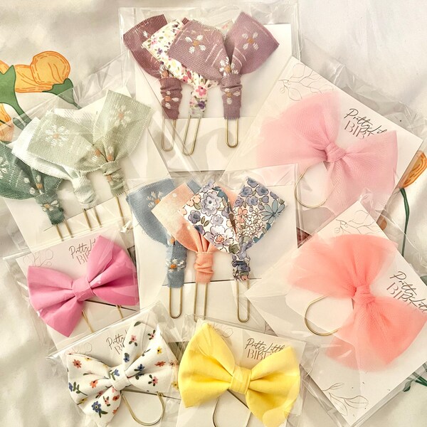 Satin Pink ~ Ribbon Bookmark - Etsy