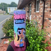 Dark Skinned Power Puff Girls Sublimation PNG DIGITAL File for Tumbler ...