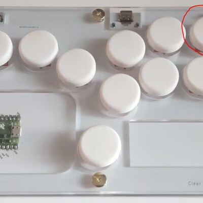 Clear Pocketxt V2 Split Layout Stickless Controller for Consoles PS3 ...